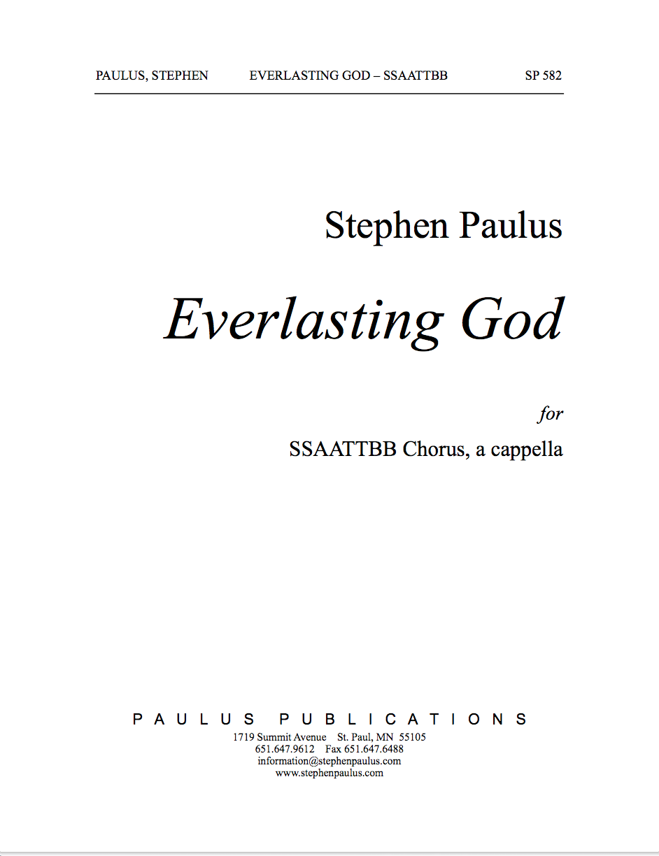 Everlasting God – Stephen Paulus Music